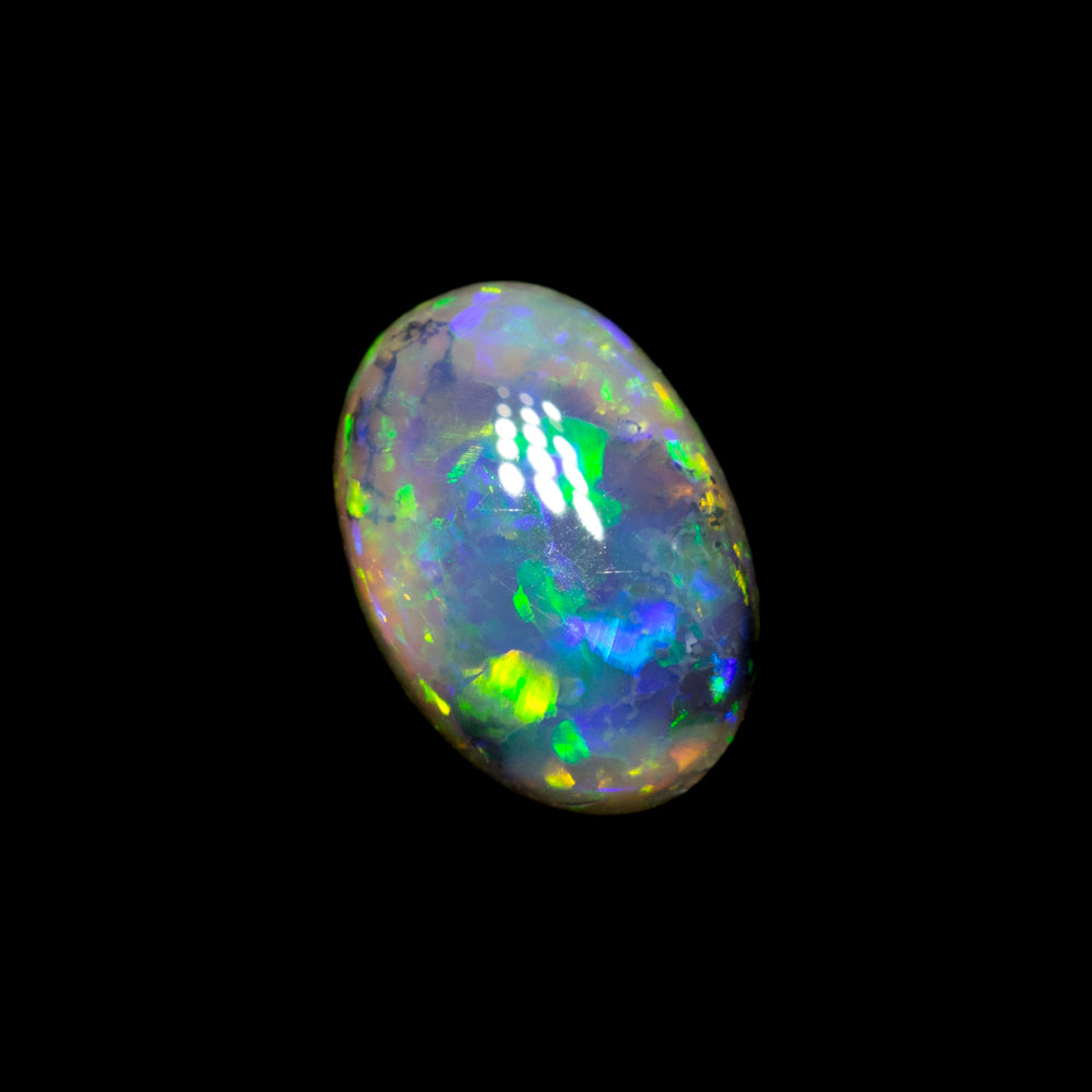 0.57 ct black opal 6.9x4.7x2.7mm