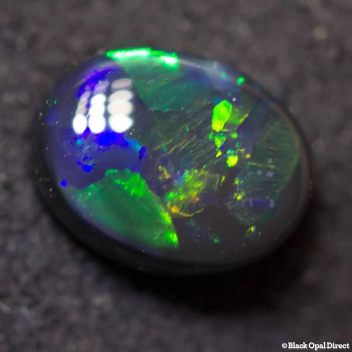 0.57 ct black opal 6x4.5x2mm