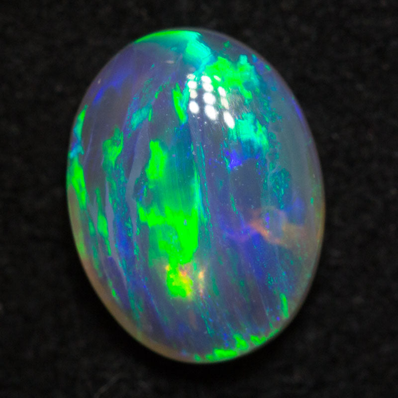 1.43 ct dark crystal opal 9.1x6.9x3.7mm