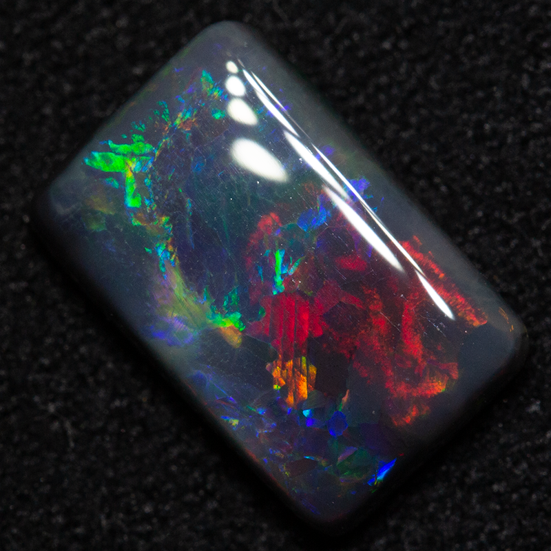 1.65 ct black opal 10.1x6.6x3.1mm