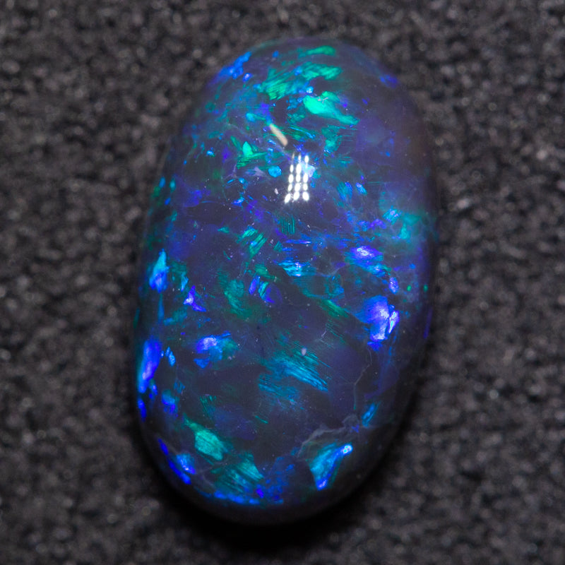1.96 ct black opal 10.1x6.2x4.7mm