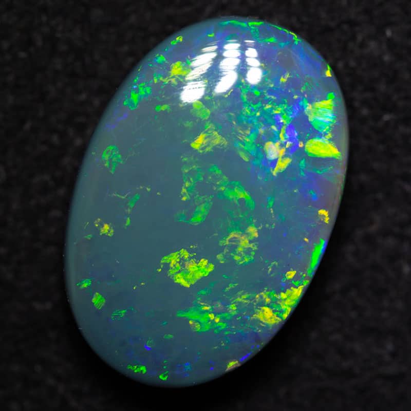 4.20 ct black opal 14x9x4.5mm