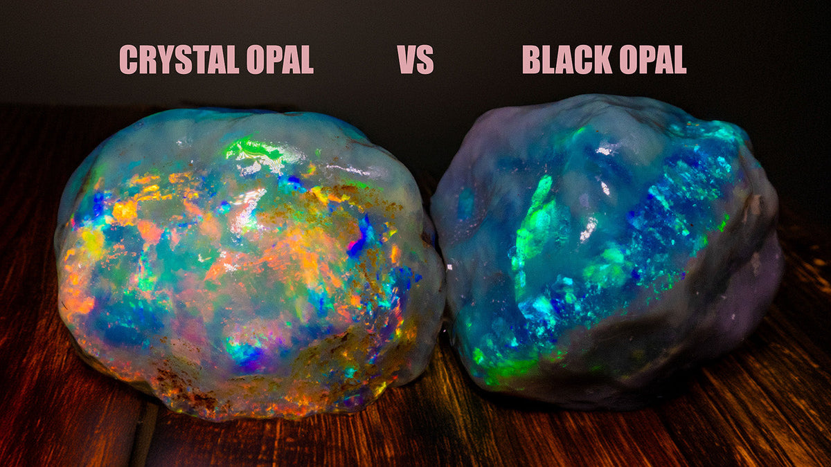 Crystal Opal vs Black Opal