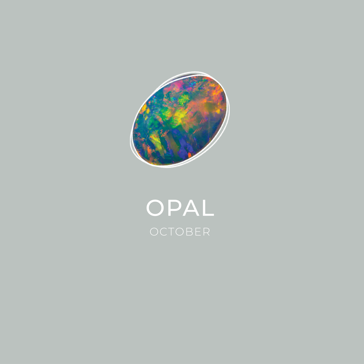 opal gemstone month