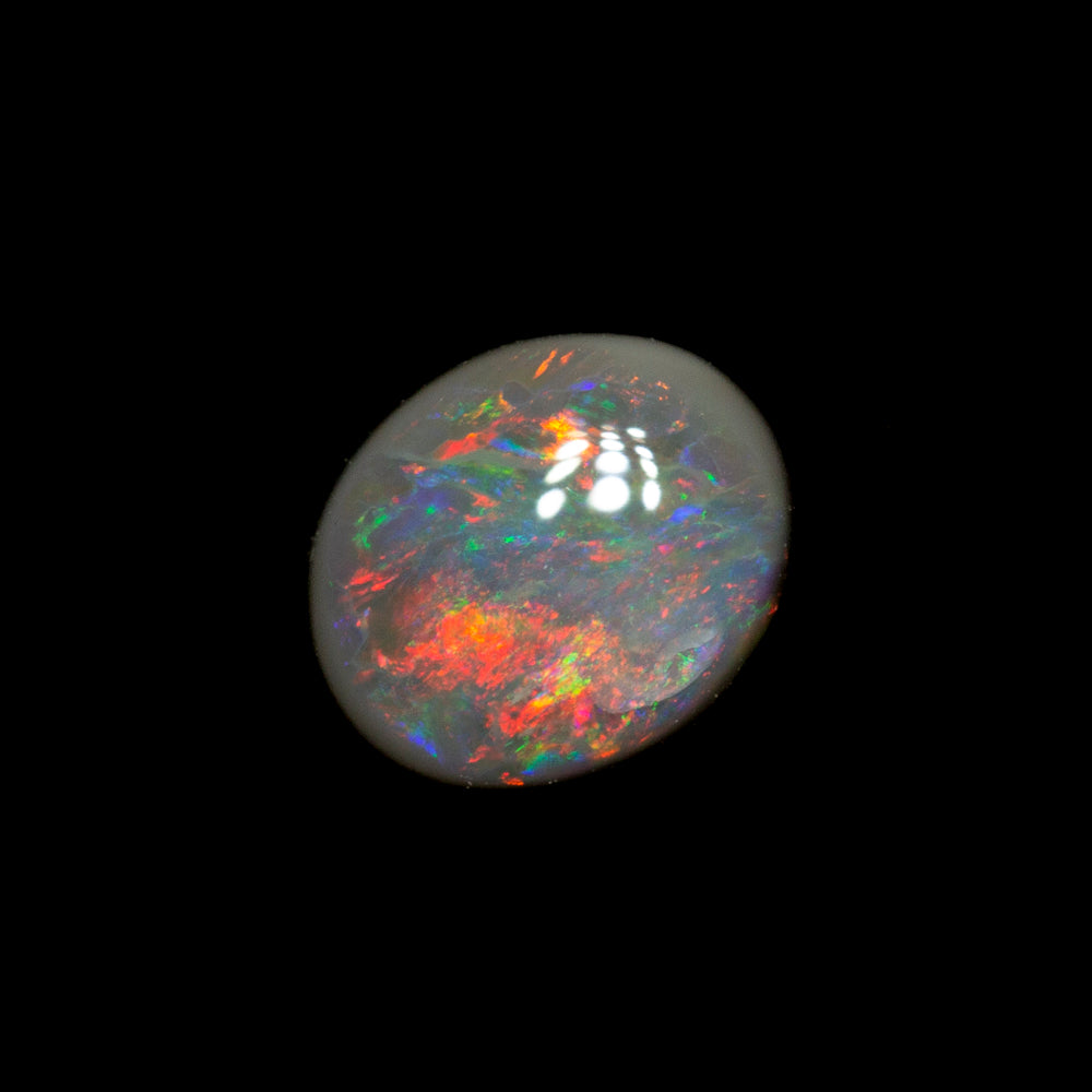 Australian 0.30 ct dark opal 5.5x4.6x2mm | Black Opal Direct