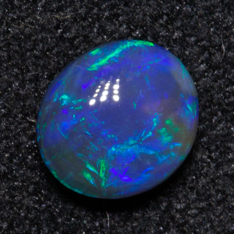 0.43 ct black opal 5.6x5x2.6mm