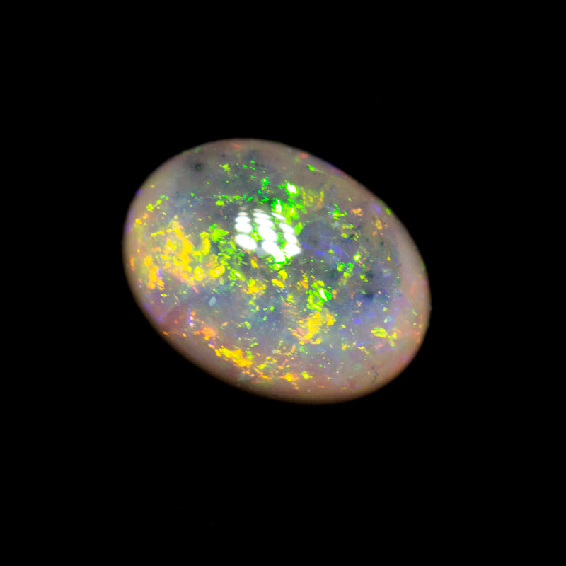 0.61 ct dark opal 6.6x4.9x2.9mm