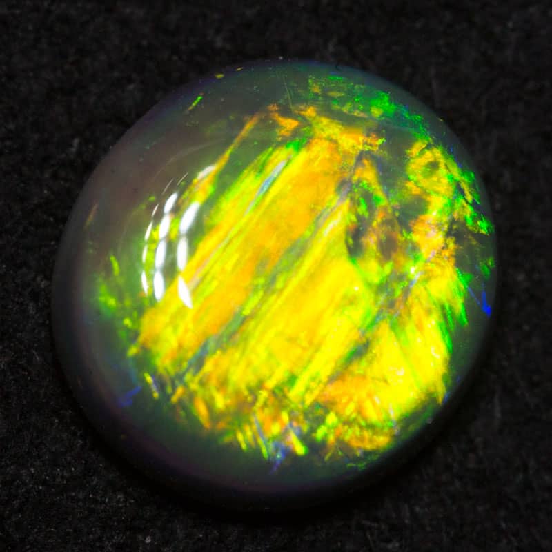 0.61 ct black opal 6.5x6x2.2mm