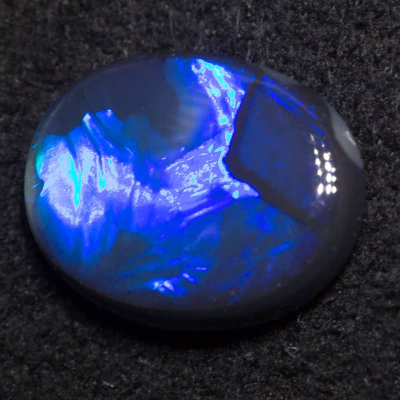 0.78ct black opal 8x6x2mm