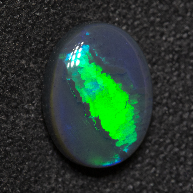 1.30 ct black opal 8.9x6.7x3.3mm