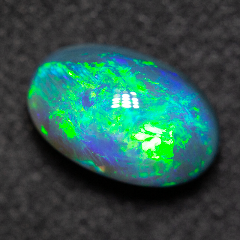 1.57 ct black opal 9.1x5.7x4.9mm