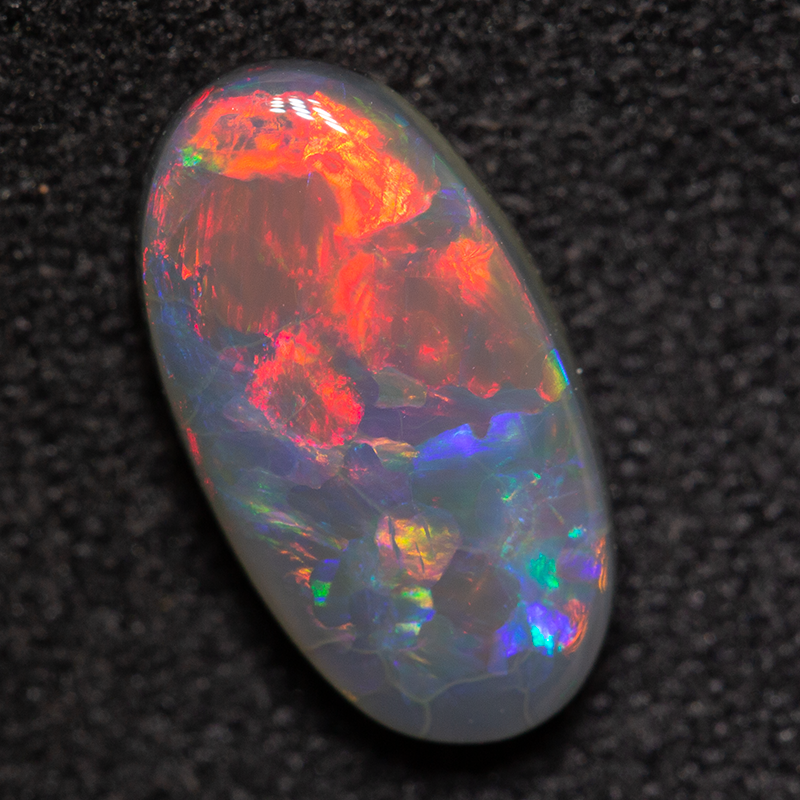 1.66 ct black opal 11.4x6.2x3.2mm