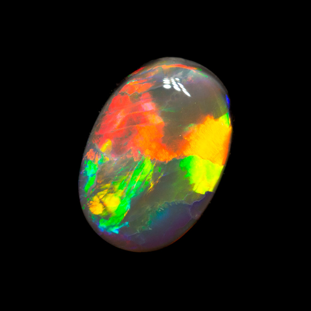 1.68 ct gem black opal 9.2x6.8x4.2mm