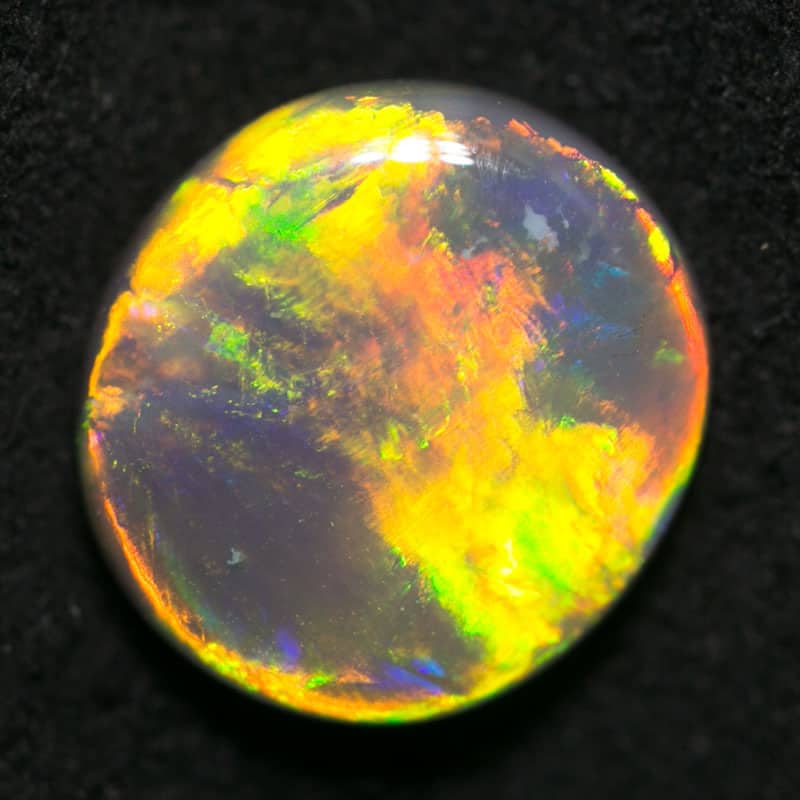 1.69 ct dark opal 9x8.5x3mm