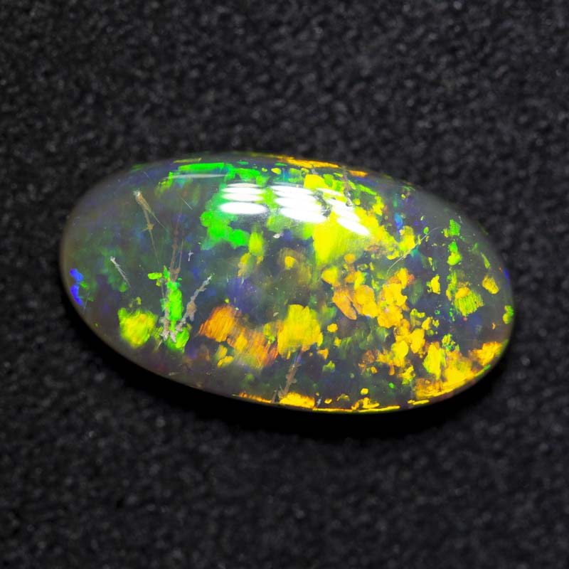1.81 ct black opal 12.1x6.6x3.2mm