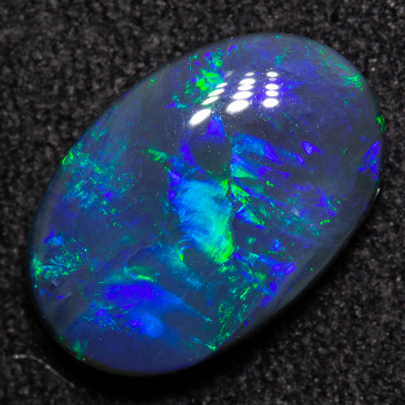 1.88 ct black opal 11.2x7.5x3.5mm