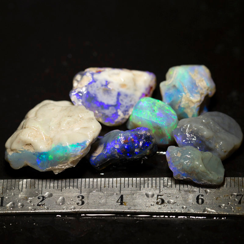 100 ct rough opal parcel 7pc