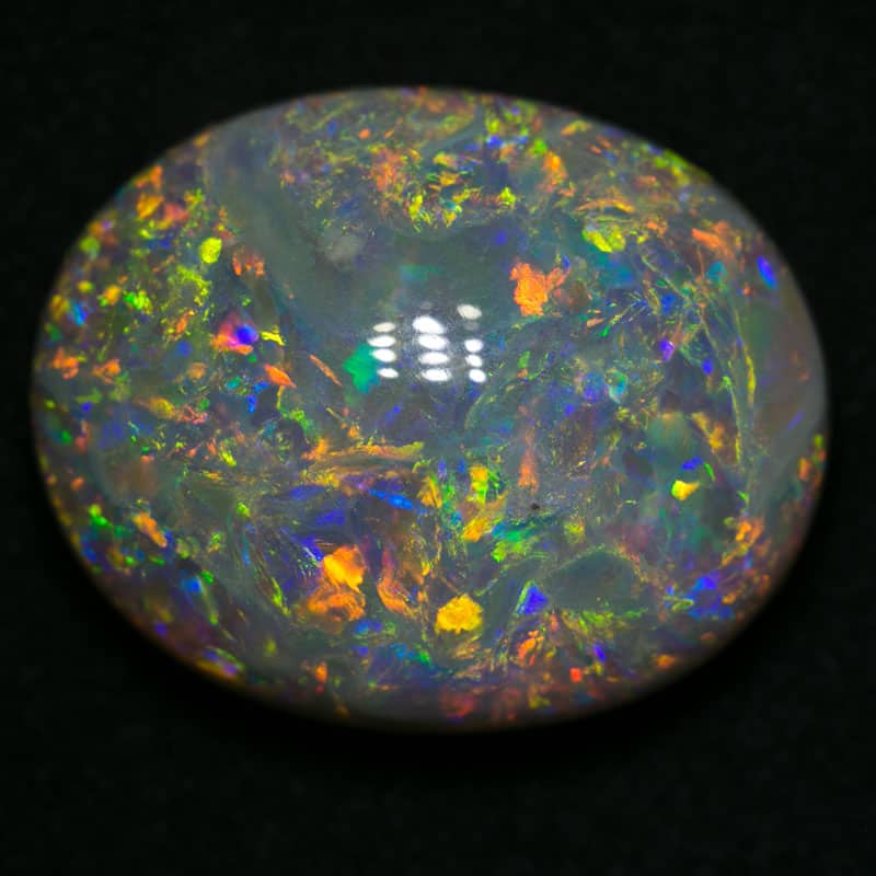 19.29 ct dark opal 21.5x17x9mm
