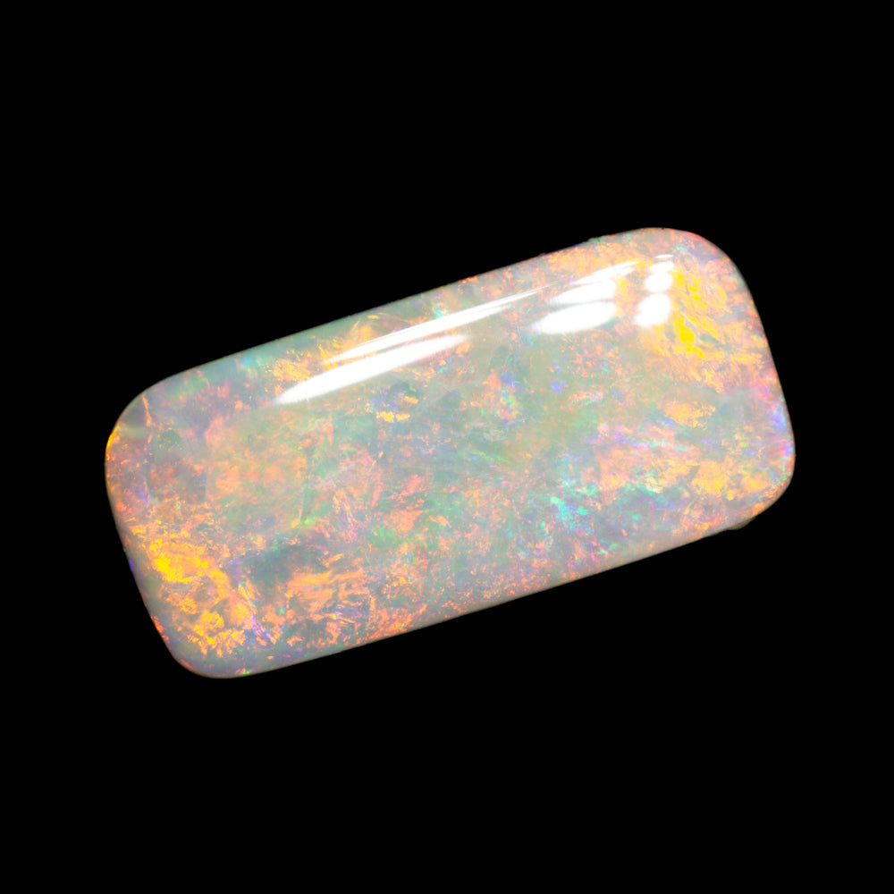 Australian 2.01 ct white opal 14.5x6.9x2.4mm | Black Opal Direct