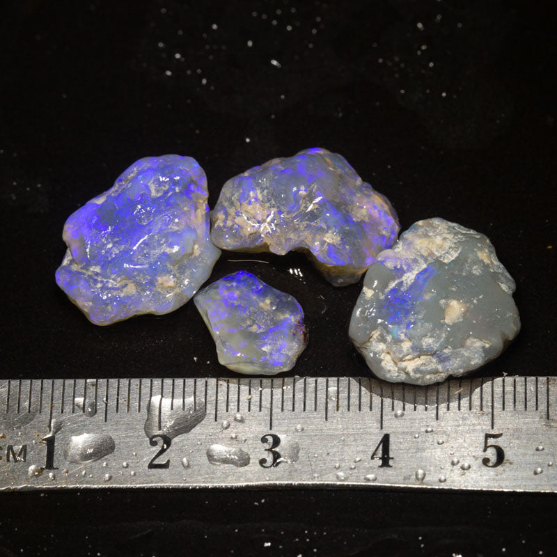 25 ct rough opal parcel 4pc