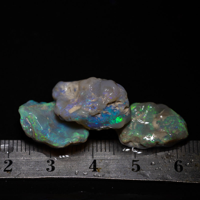 28 ct rough opal parcel 3pc