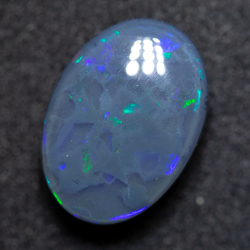 3.66 ct black opal 11.5x8.2x5.5mm