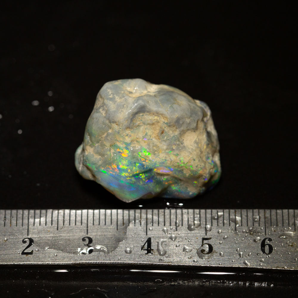 Australian 37 ct rough opal piece 24mm | Lightning Ridge Rough Opal ...