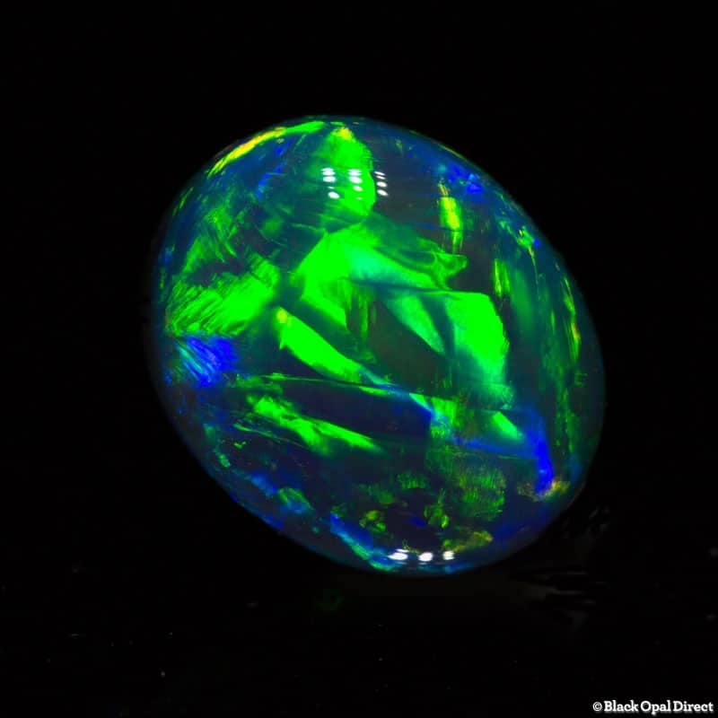 4.73 ct gem collectors black opal 12x9.5x6mm