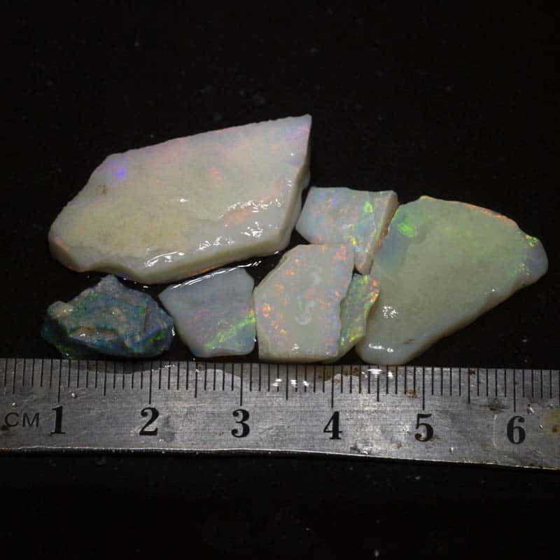47 ct rough opal parcel 7pc