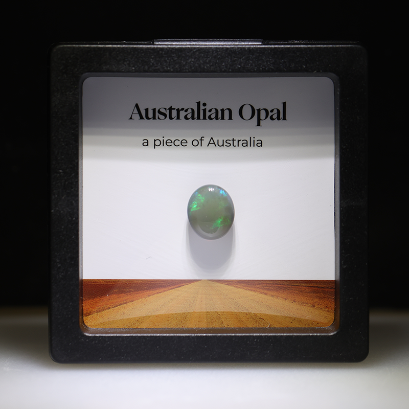 5.24 ct dark opal treasure box