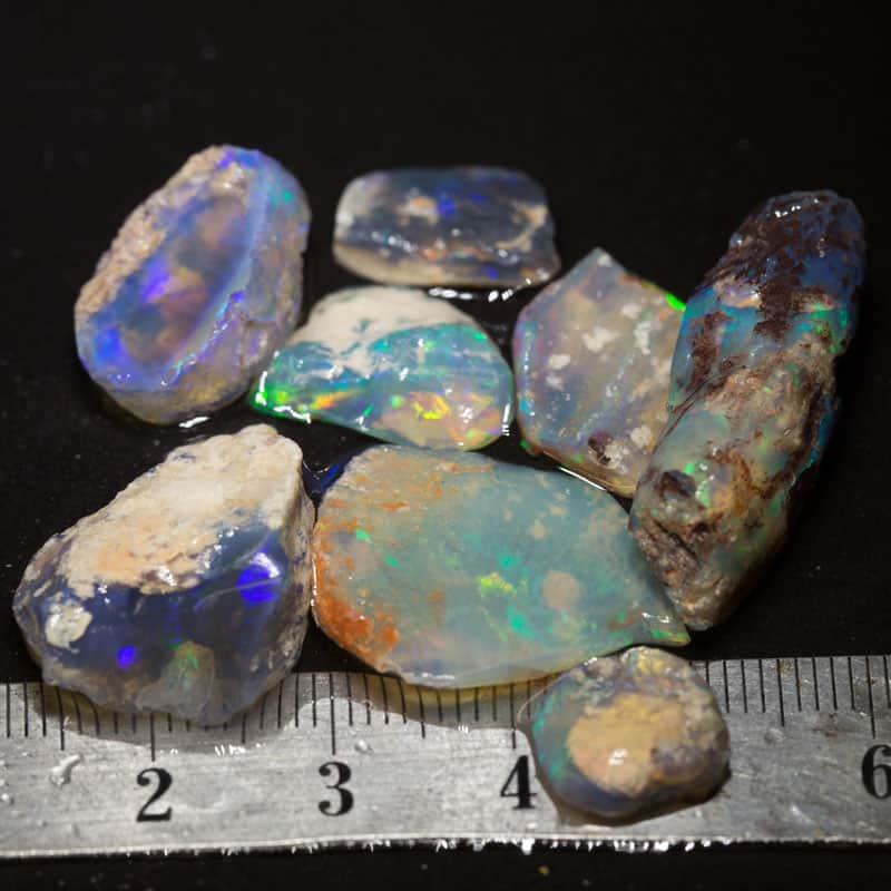 50 ct rough opal parcel 8pc