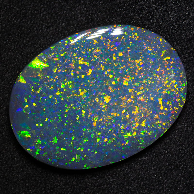 9.11 ct black opal 21.2x15.8x4.3mm