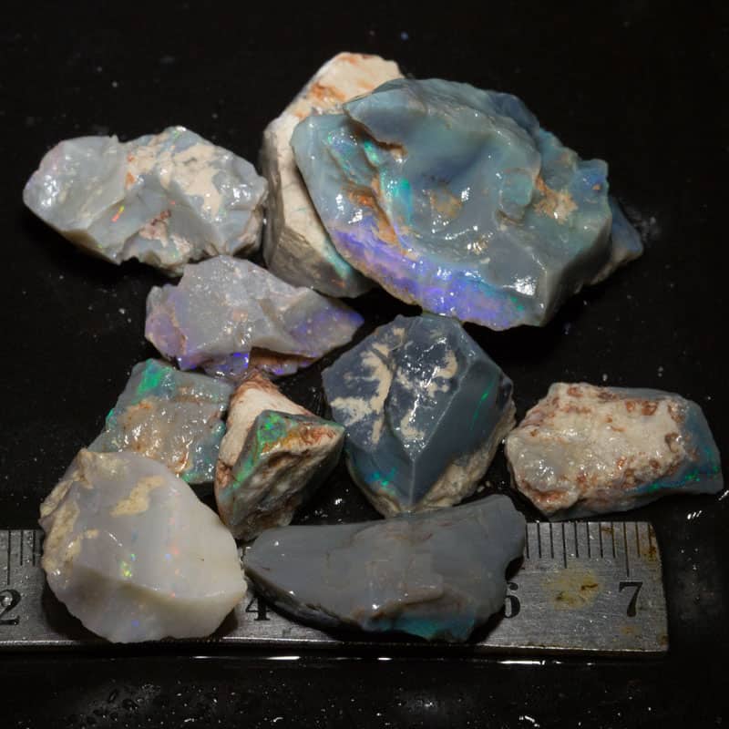 97 ct rough opal parcel