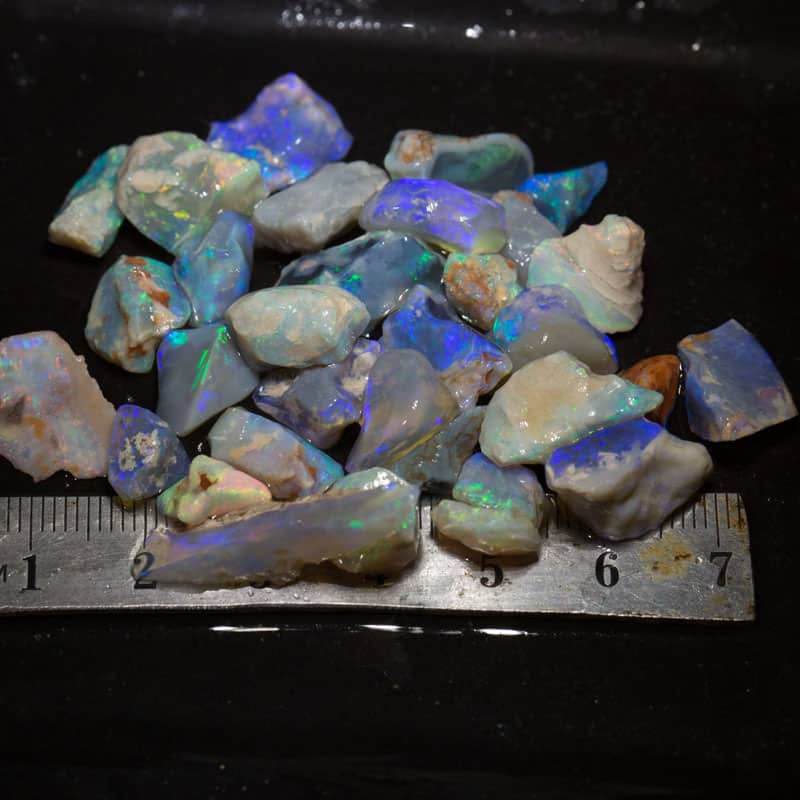 99 ct rough opal parcel 32 pieces
