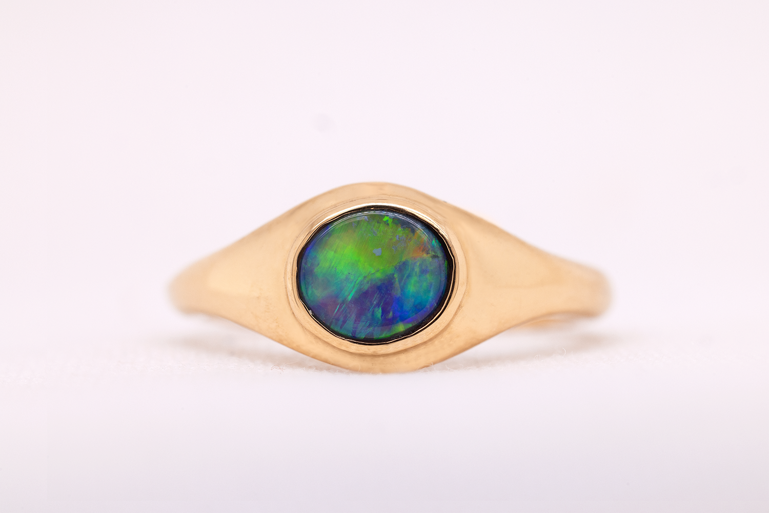 0.56ct Black Opal: Stephanie Ring | Black Opal Direct
