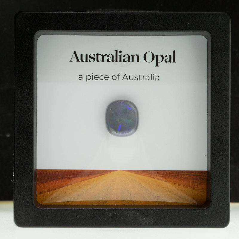 3.95 ct black opal treasure box
