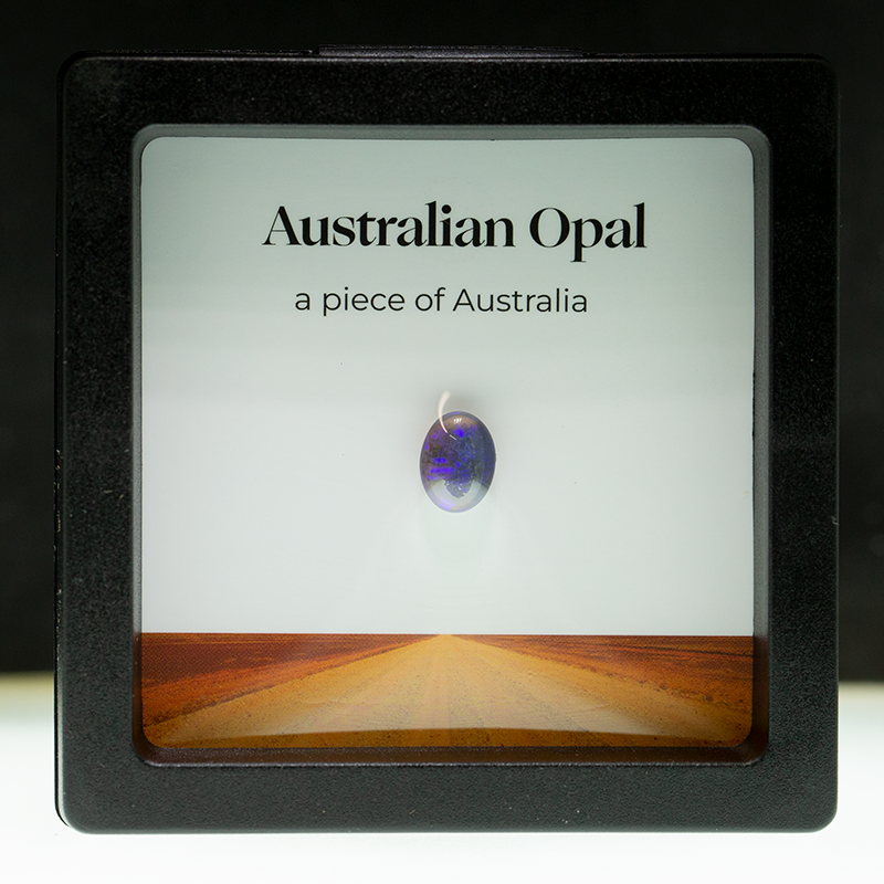 1.55 ct black crystal opal treasure box